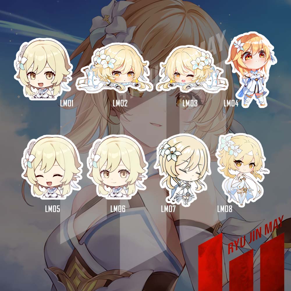 Jual Sticker Anime - Genshin Impact - Lumine | Shopee Indonesia