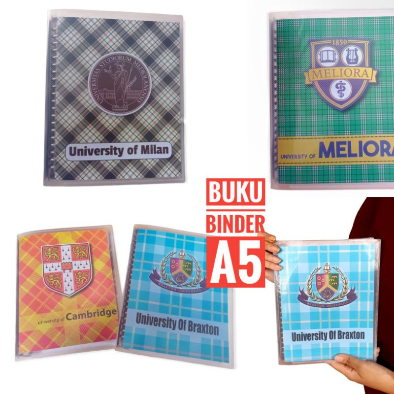 Jual Buku Binder A5 Campus 20 Ring Spiral - Notebook Sekolah Kuliah ...