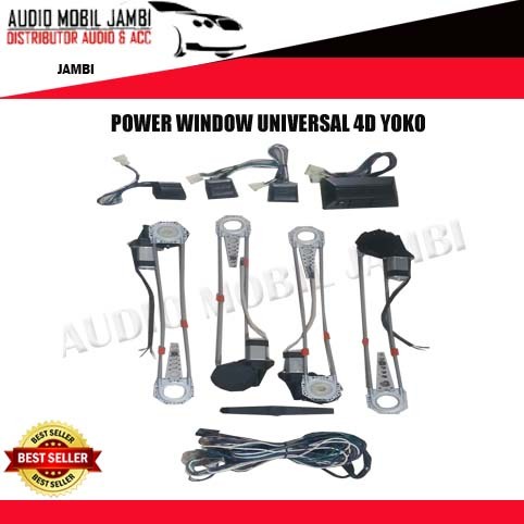 Jual POWER WINDOW MOBIL UNIVERSAL FULL SET 4D YOKO (4 PINTU) | Shopee ...