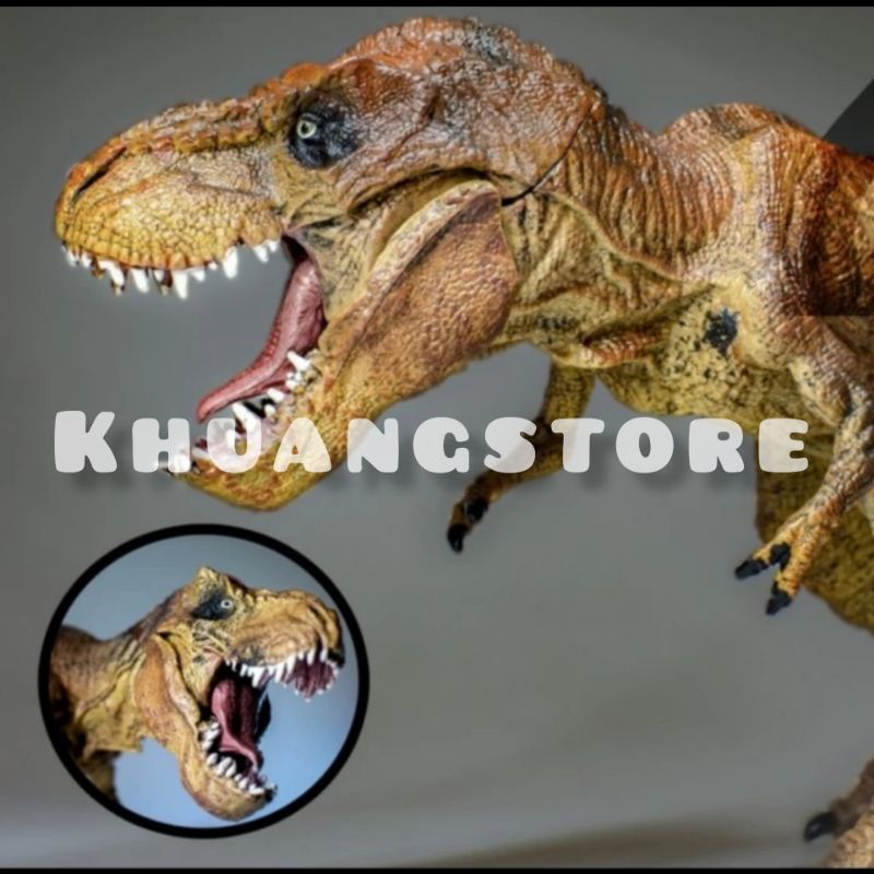 Jual MAINAN FIGURE DINOSAURUS TYRANNOSAURUS TREX JURASSIC PARC WORLD ...