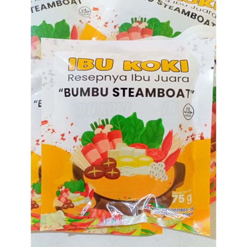Jual Ibu Koki Bumbu Kuah Steamboat 75g Bumbu Instan Termurah | Shopee ...
