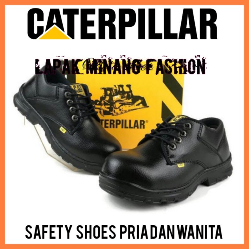 Jual Sepatu Safety Boots tinggi Semi Boots Tali dan Slip-On Ujung Besi ...