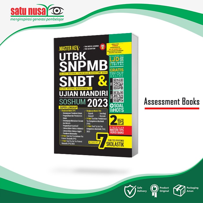 Jual Buku The Master Key Of Utbk Snpmb Snbt And Ujian Mandiri Soshum 2023