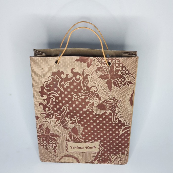 Jual Paper Bag Motif Batik Kecil / Tas Kertas Batik Kecil OKEY ( PER ...