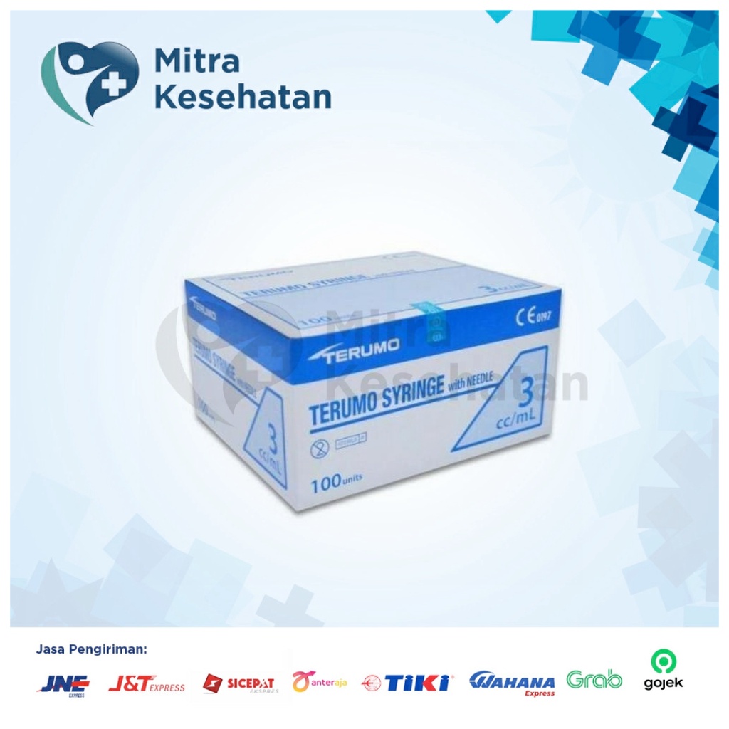 Jual TERUMO 3 cc TERUMO 3 ml SYRINGE SPUIT | Shopee Indonesia