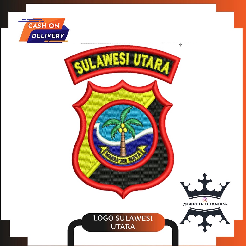 Jual LOGO SULAWESI UTARA - POLDA - TIMBUL - RATA 3D | Shopee Indonesia