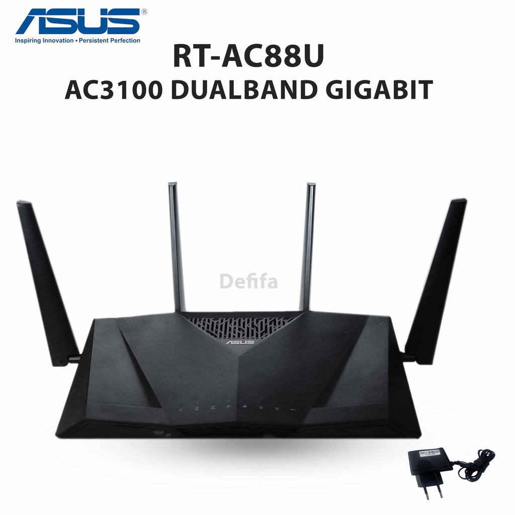 Jual ASUS RT-AC88U AC3100 Dual Band Gigabit WiFi Gaming Router with MU ...