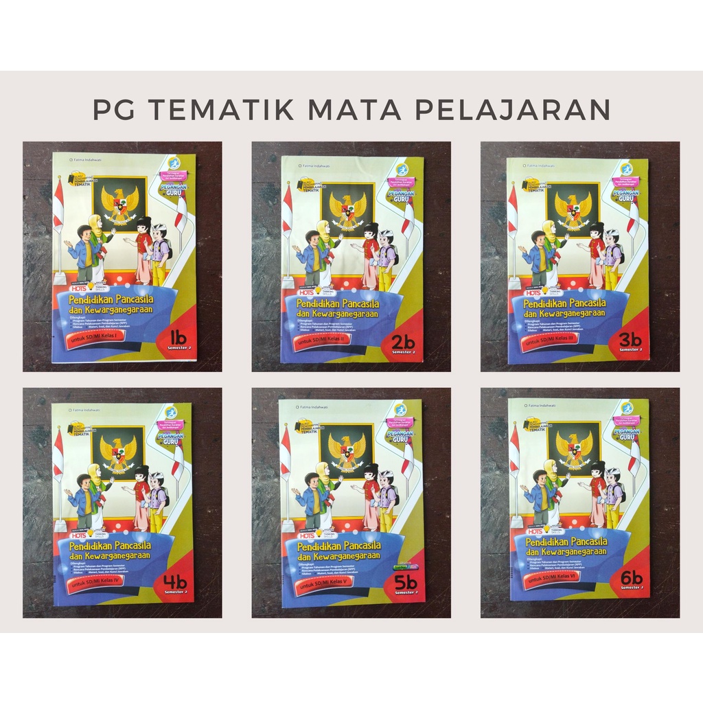 Jual Buku Pegangan Guru Tematik Mata Pelajaran - PPKN Bindo Matematika ...