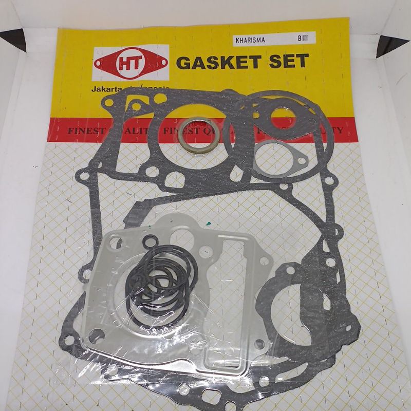 Jual Fullset (HT) KARISMA / SUPRA X 125 / KIRANA fulset full set paking gasket perpak | Shopee ...
