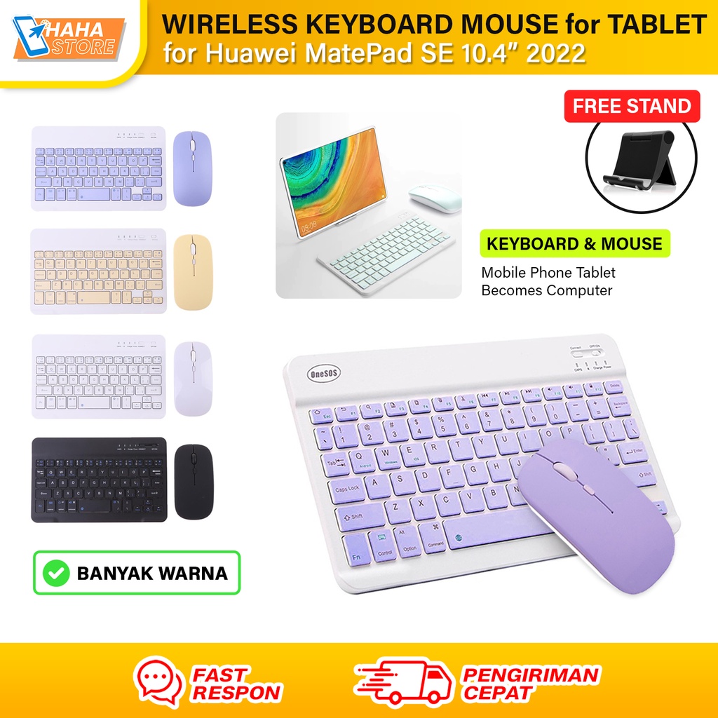 Jual Huawei MatePad SE 10.4 inch 2022 Wireless Set Keyboard Mouse ...