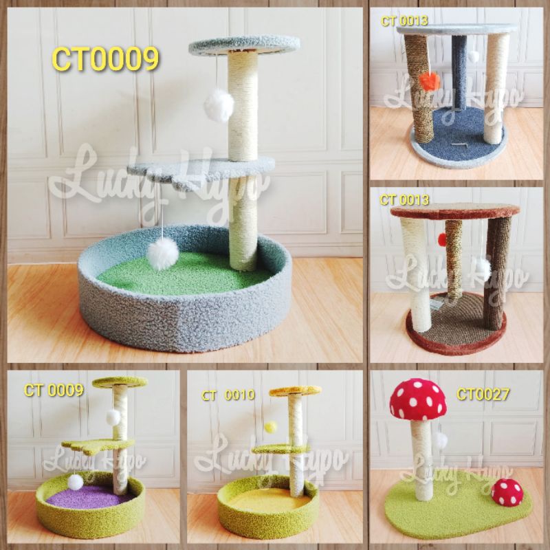 Jual Cakaran Garukan Kucing Cat Tree Import Mainan Kucing Cat Scratcher ...