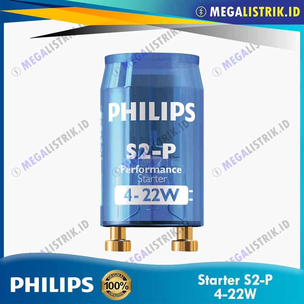 Jual PHILIPS STARTER S2-P / STATER LAMPU TL-D NEON PERFORMANCE S-2 4-22 ...