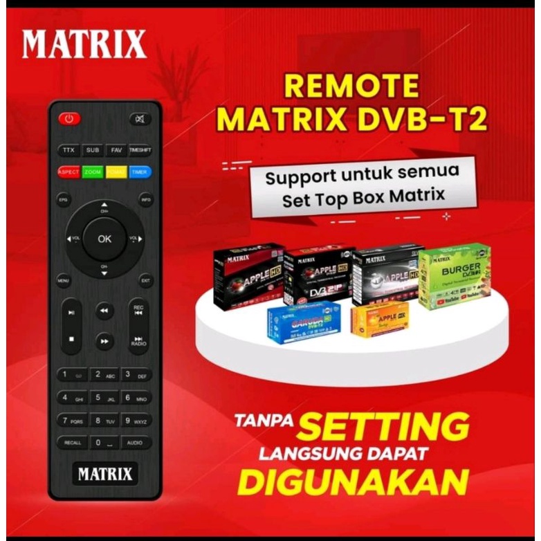 Jual Remot STB Matrix | Shopee Indonesia