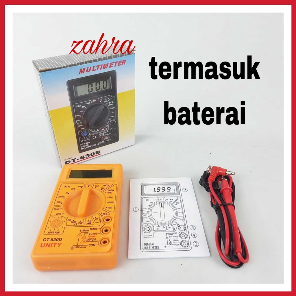 Jual DT avo meter multimeter multitester avometer tester digital DT DT ...