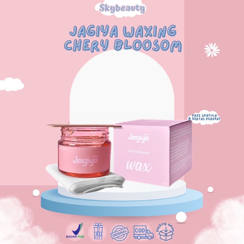 Jual Jagiya Wax Sakura Cherry Blossom Waxing kit/ Sugar wax / perontok ...