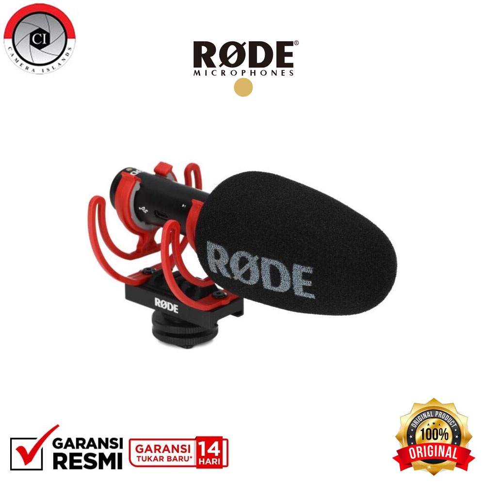 Jual RODE VideoMic GO II Ultracompact Analog/USB Camera-Mount Shotgun ...