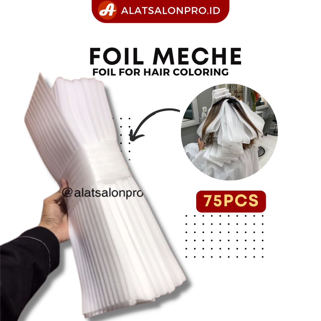 Jual Foil Meche / Foil Mesh / Foil untuk Hair coloring | Shopee Indonesia