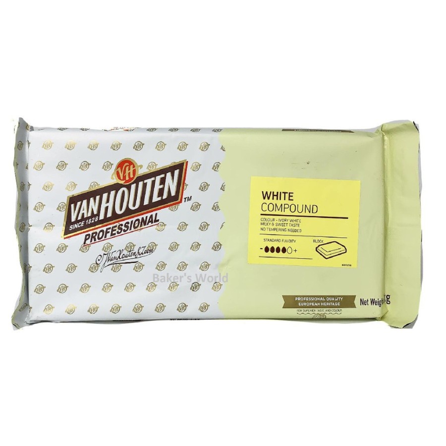 Jual White Chocolate Van Houten - 1 KG | Shopee Indonesia