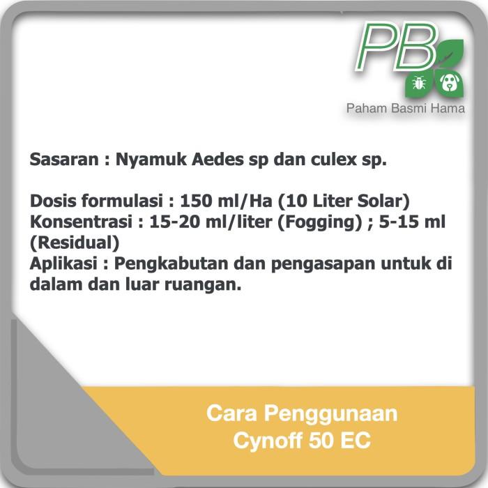 Jual Cynoff 50 Ec - Insektisida Fogging Nyamuk - Basmi Kecoa - 1 Liter ...