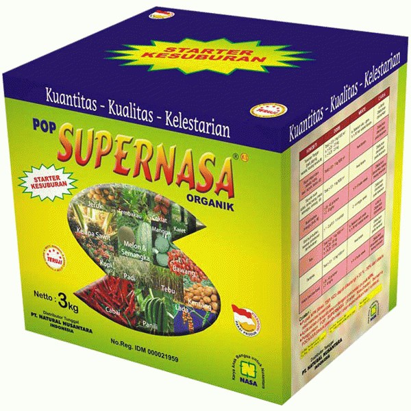 Jual COD SUPERNASA KEMASAN 3KG - PUPUK ORGANIK NASA - PUPUK PENYUBUR ...
