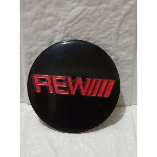 Jual Emblem Velg // Sticker Dop Velg Racing Logo REW Ukuran 5.6cm ...