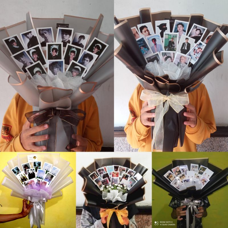 Jual BUKET POLAROID CUSTOM | BUCKET FOTO | BUCKET MURAH | Shopee Indonesia