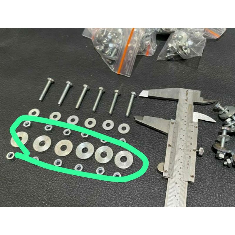 Jual Ring plat Baut baud mur ring ikat tepong balon vespa box kiri ...