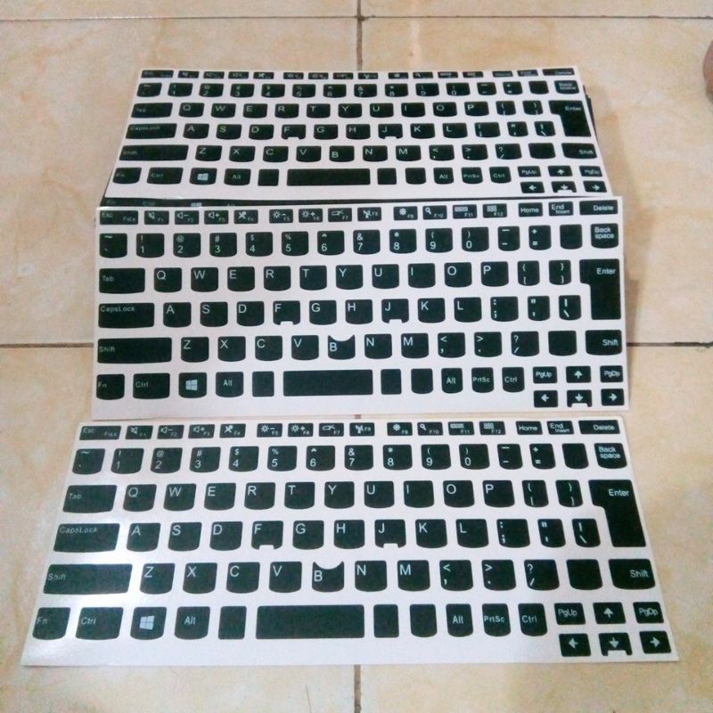 Jual Stiker Sticker Keyboard Khusus Laptop Lenovo x230, x240, x250 ...