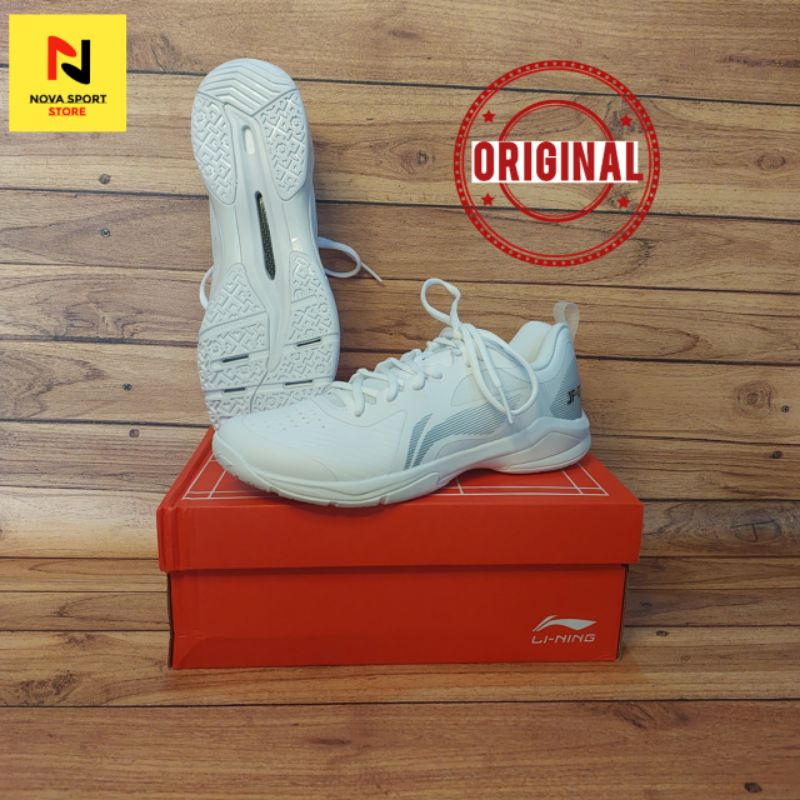 Jual SEPATU BADMINTON LINING BLAST SE JF 01 WHITE | Shopee Indonesia