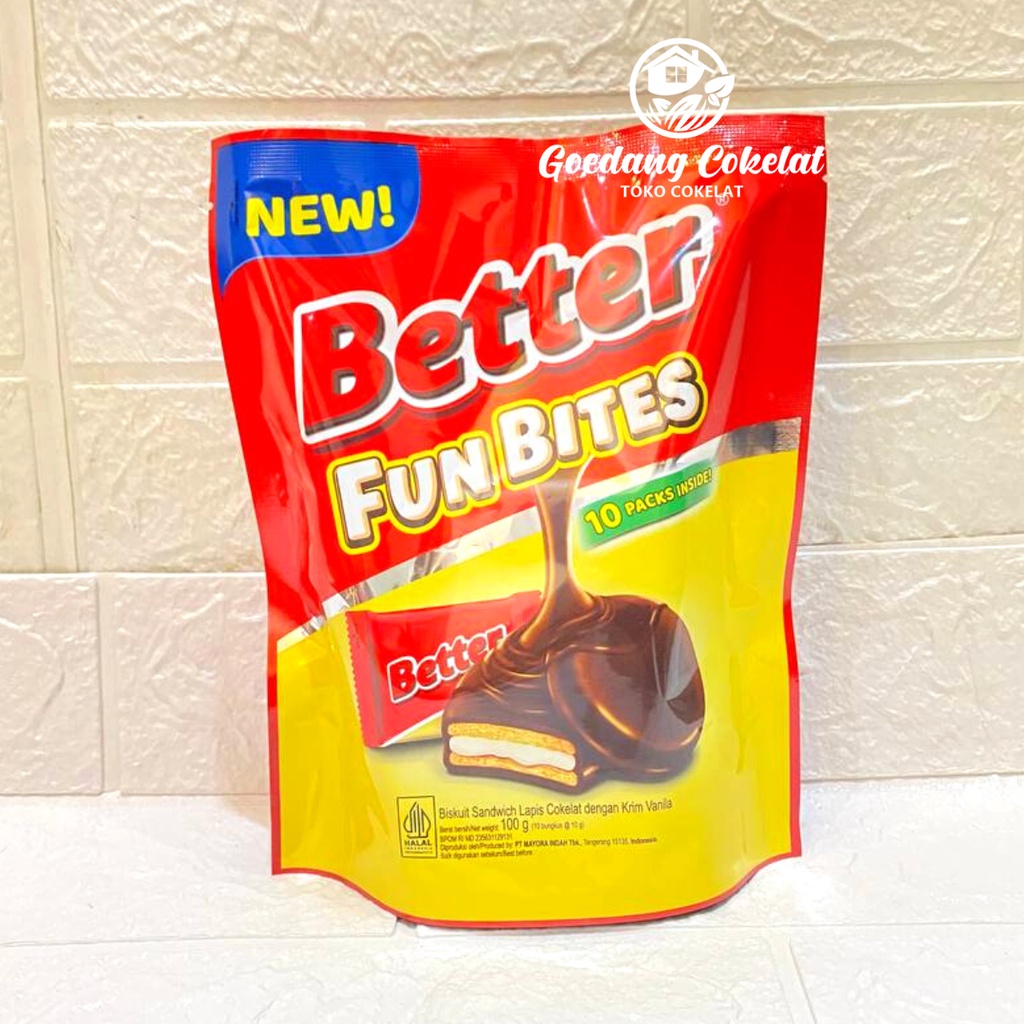 Jual Better Fun Bites Pouch 100gr Isi 10 Pcs x 10gr | Shopee Indonesia