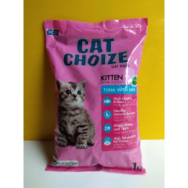 Jual pakan kucing makanan kucing anak kucing cat choize tuna with milk ...