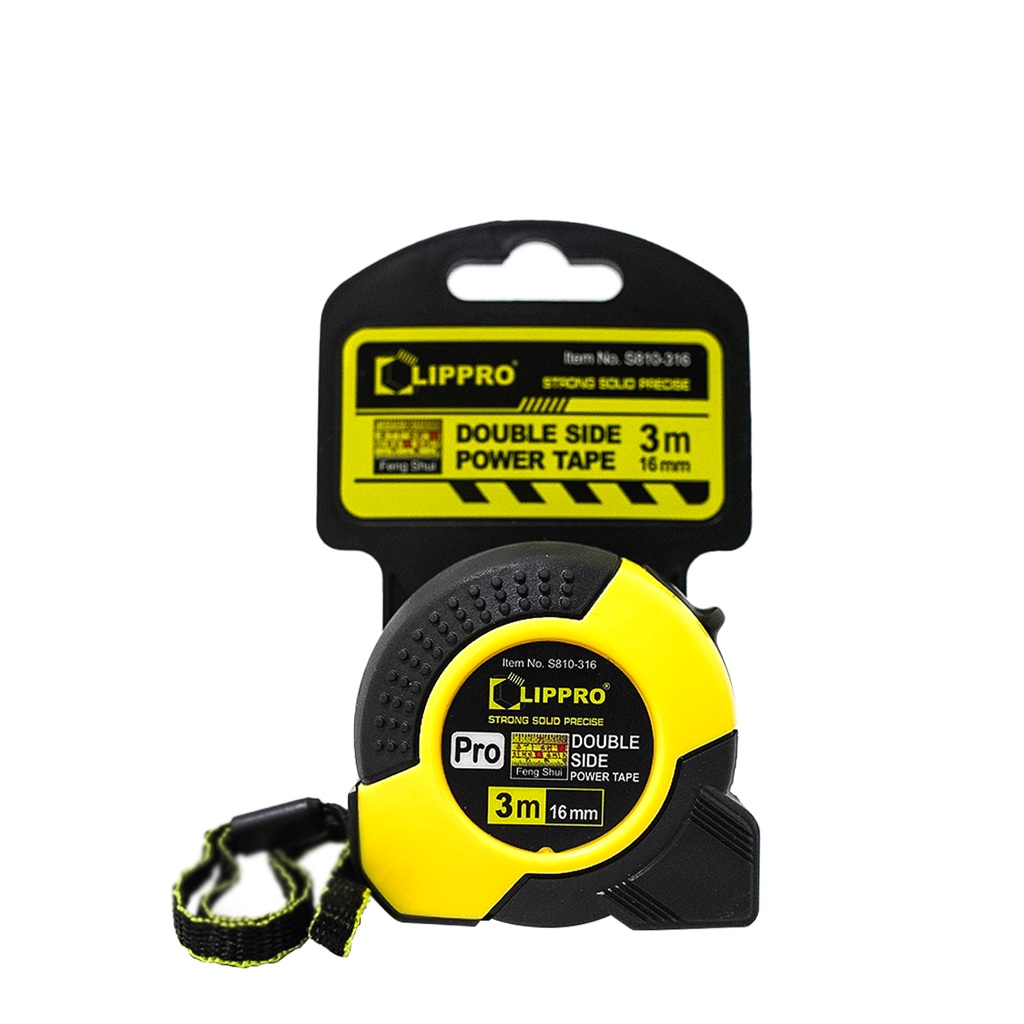 Jual LIPPRO 3 METER METERAN FENG SHUI - DOUBLE SIDE POWER TAPE PRO ...