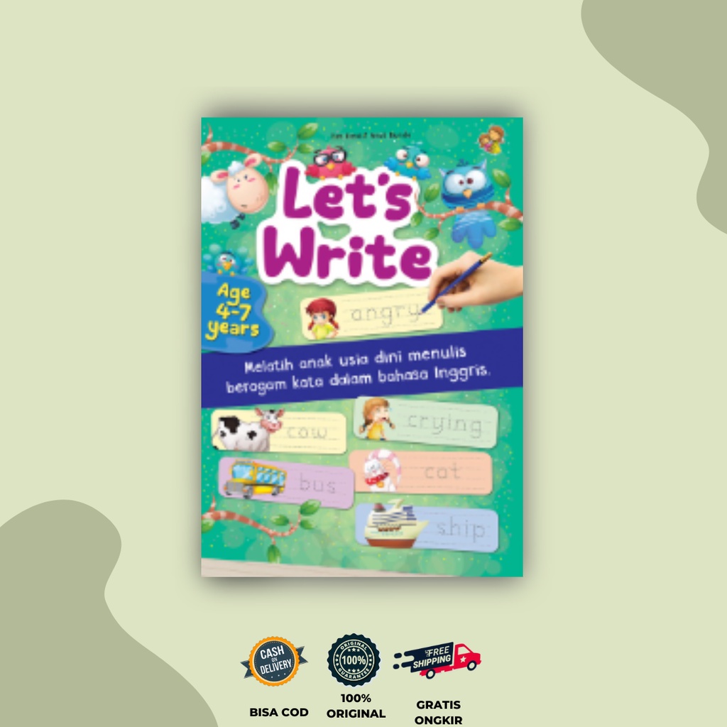 Jual BB - Let's Write Latihan Menulis Kata Bahasa Inggris | Shopee ...