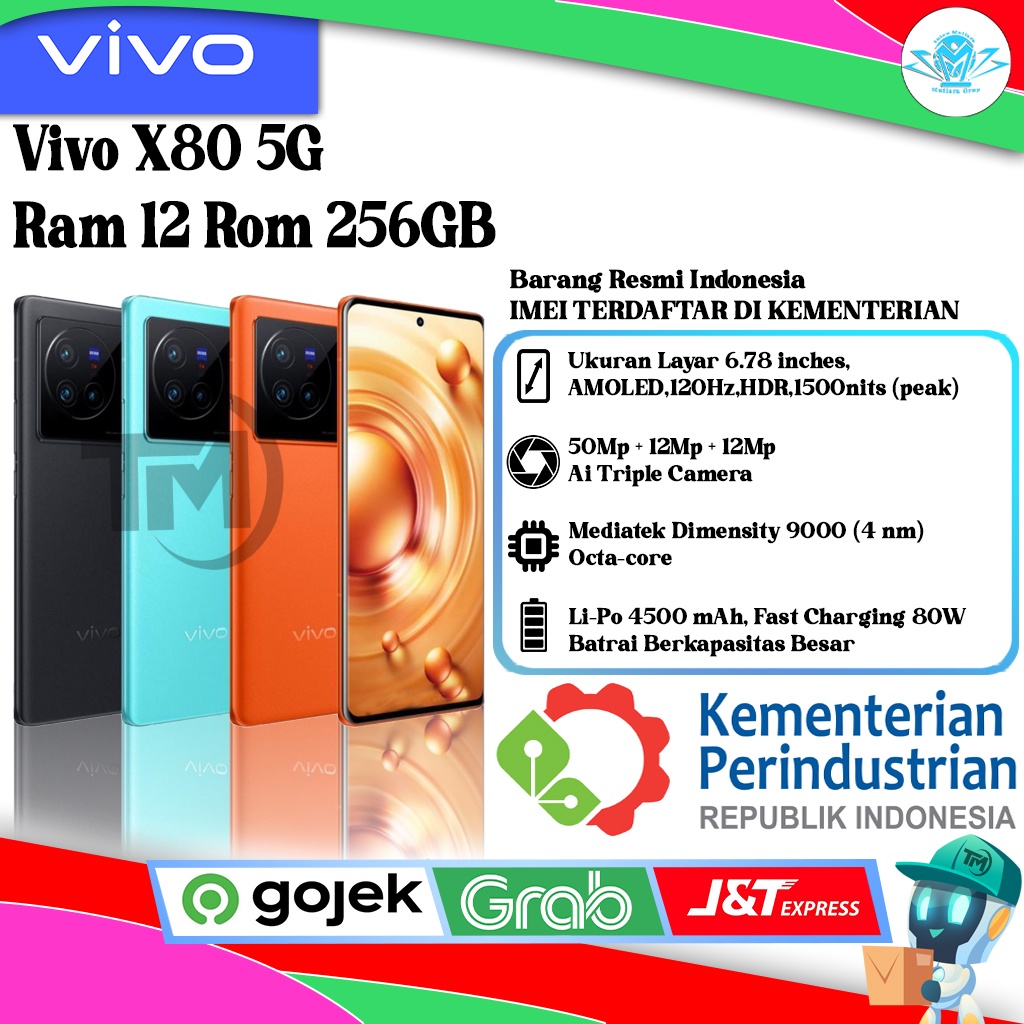 Jual Vivo X80 5G Ram 12 Rom 256GB | Shopee Indonesia