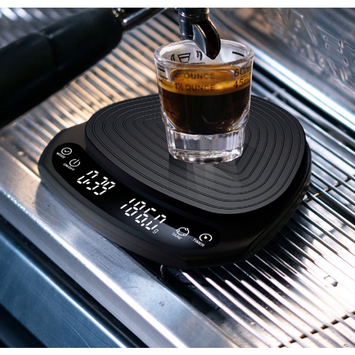Jual Timbangan Timbangan Kopi Espresso Ultra Thin Coffee Scale Usb Rechageable Kc-203 | Shopee ...