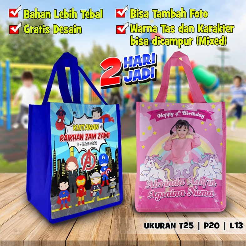 Jual TAS SOUVENIR ANAK, TAS ULTAH/ULANGTAHUN HAMPERS CUSTOM | Shopee ...
