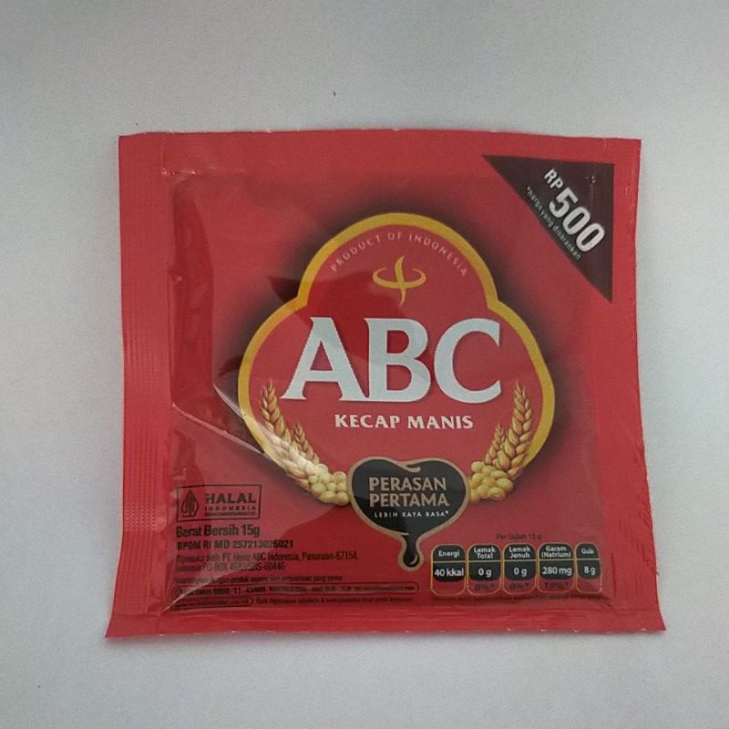 Jual kecap ABC 15ml 500an isi 12pcs | Shopee Indonesia