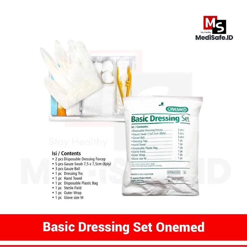 Jual Basic Dressing Set Rawat Luka Onemed | Shopee Indonesia