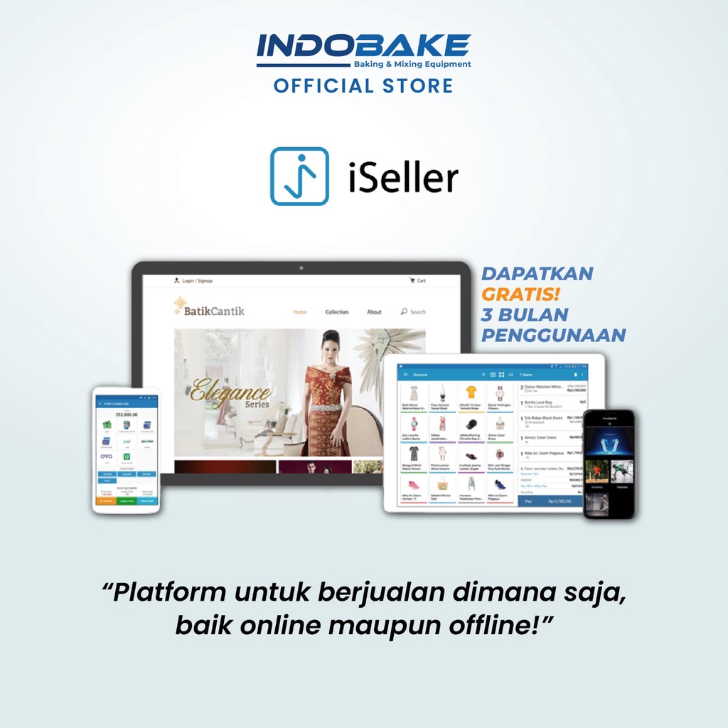 Jual Indobake - Iseller Platform Kasir Penjualan | Shopee Indonesia
