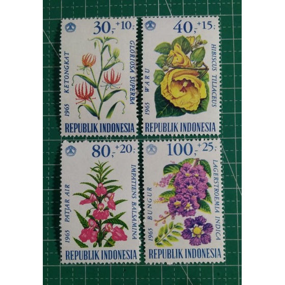 Jual Prangko Lawas Set Lengkap Bunga Seri 1 Thn 1965 | Shopee Indonesia