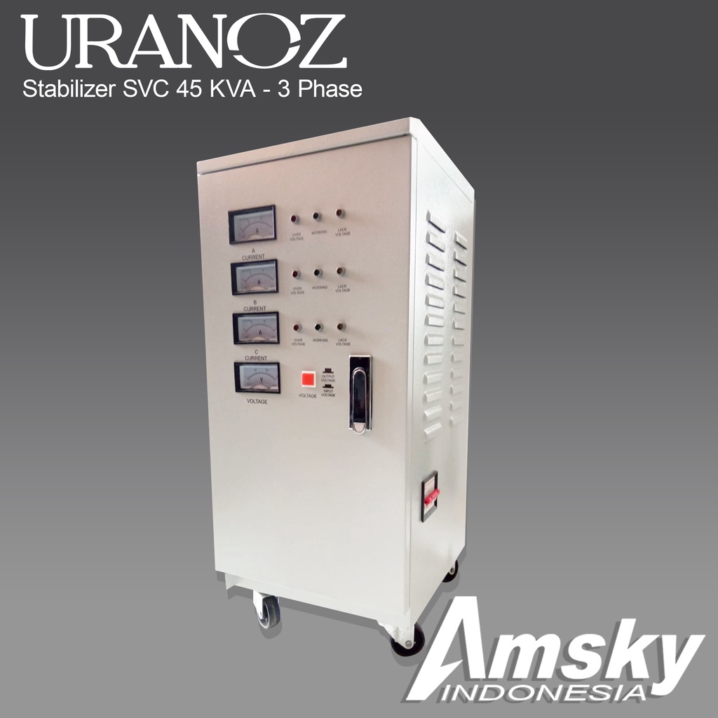 Jual SVC 45 KVA 3 phase max 36000 watt, servo type, output 380v ...