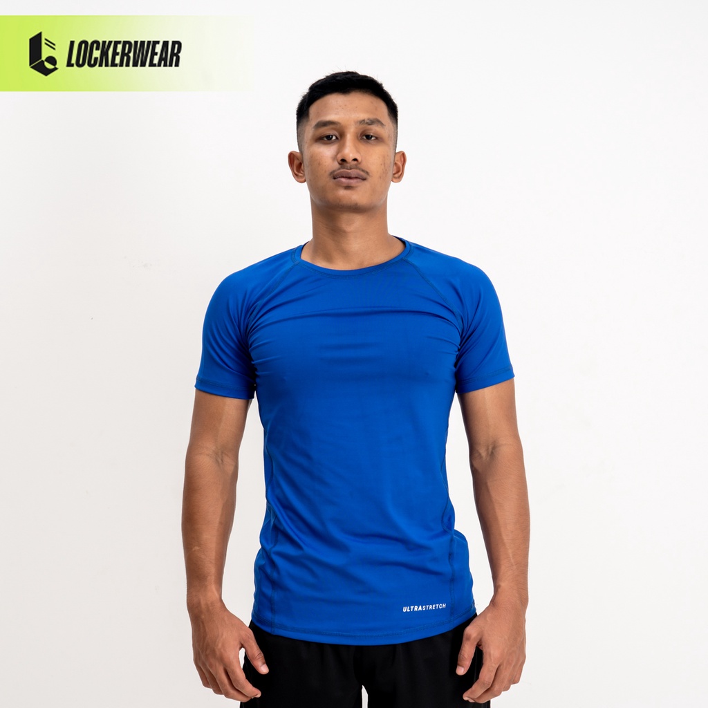 Jual Baselayer Gym Fitness Manset Sport Pria Kaos Lengan Pendek Baju ...