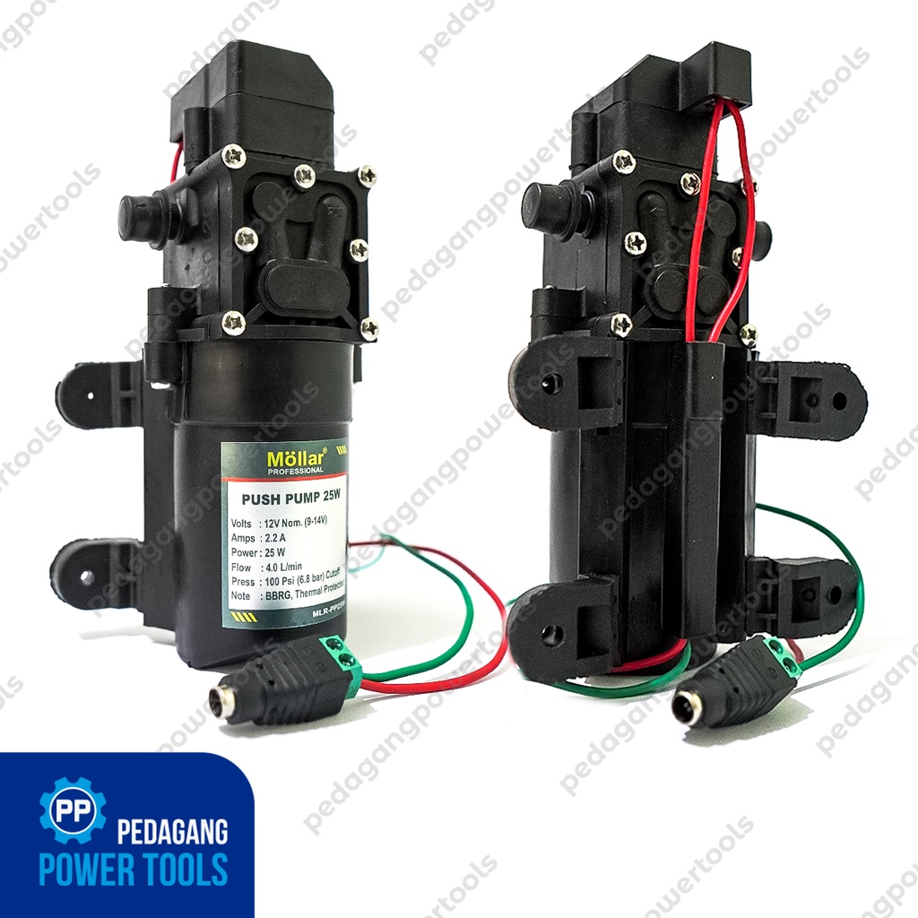 Jual POMPA DC 12V 100 PSI DINAMO SPRAYER ELEKTRIK AIR MINUM WATER PUMP ...