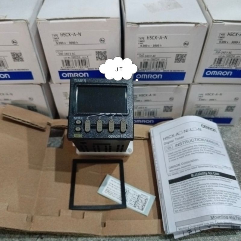 Jual timer digital omron H5CX-A-N 100-240VAC new original 100% | Shopee ...