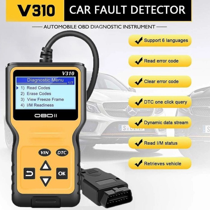 Jual Scanner Mobil OBD2 Universal Alat Scan Pendeteksi Kerusakan Mobil ...