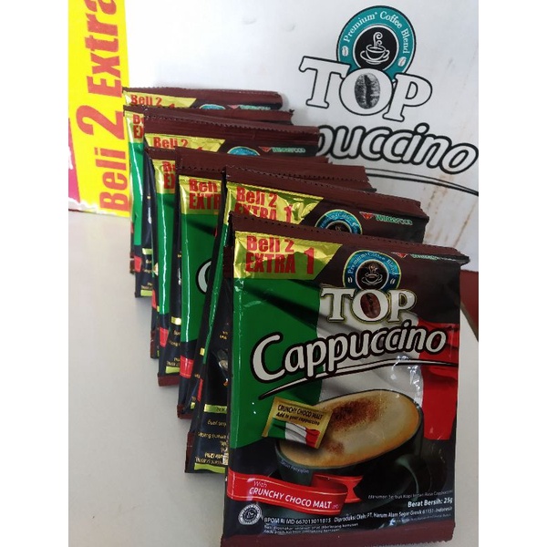 Jual Top Coffee Cappuccino 25gr isi 15 sachet | Shopee Indonesia