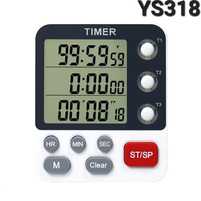 Jual AVPRO YS318 3-channels Kitchen Timer 100 Hours Countdown Timer ...