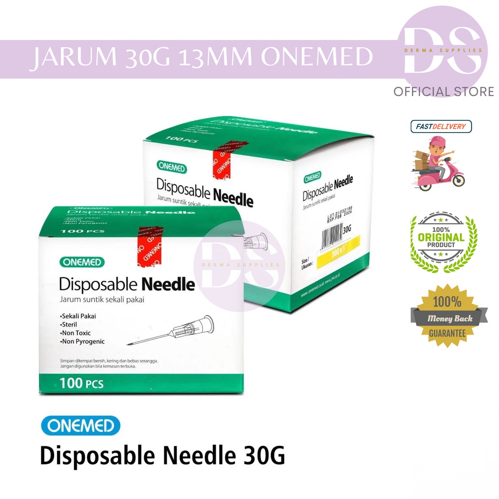 Jual [isi 5pc] Jarum 23g,27g,30g Onemed Needle Jarum | Shopee Indonesia
