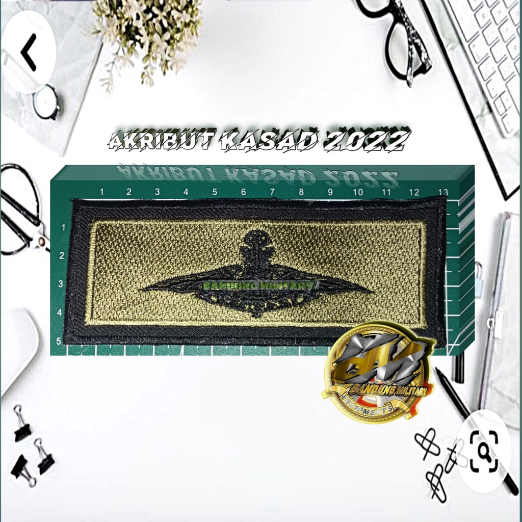 Jual Papan Nama Wing PDL TNI AD Terbaru Bordir Akribut Seragam Model Semi Jatah 2022 Tactical ...