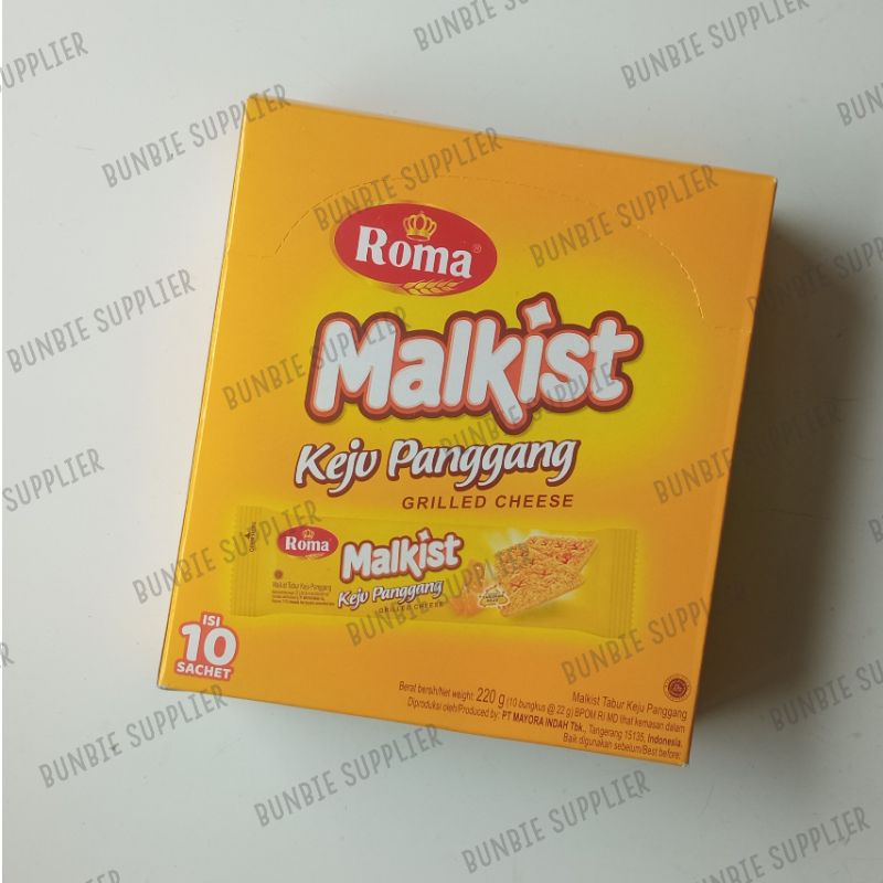 Jual Biskuit Roma Malkist Keju Panggang Grilled Cheese 220gr | Shopee ...